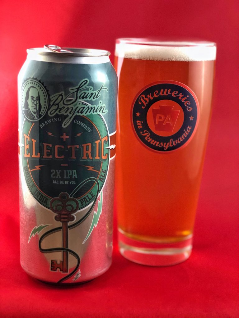 Electric 2X IPA from Saint Benjamin Brewing Company - Breweries in PA