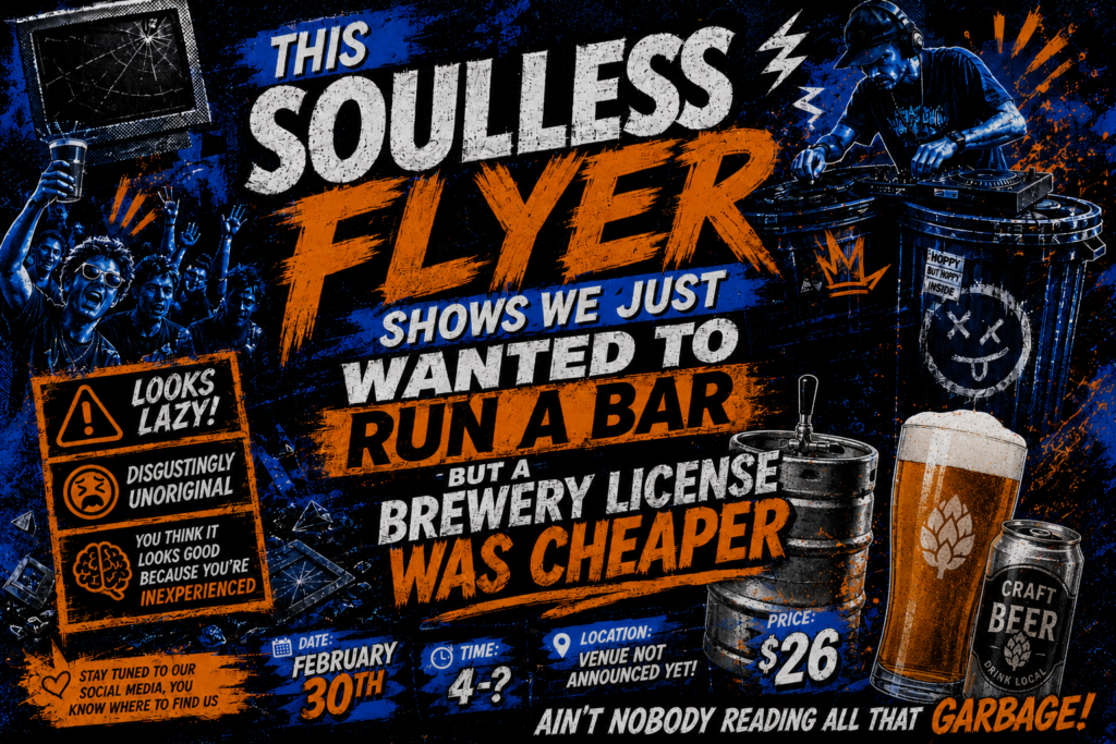 That AI Flyer Is Killing Your Brand - Breweries in PA